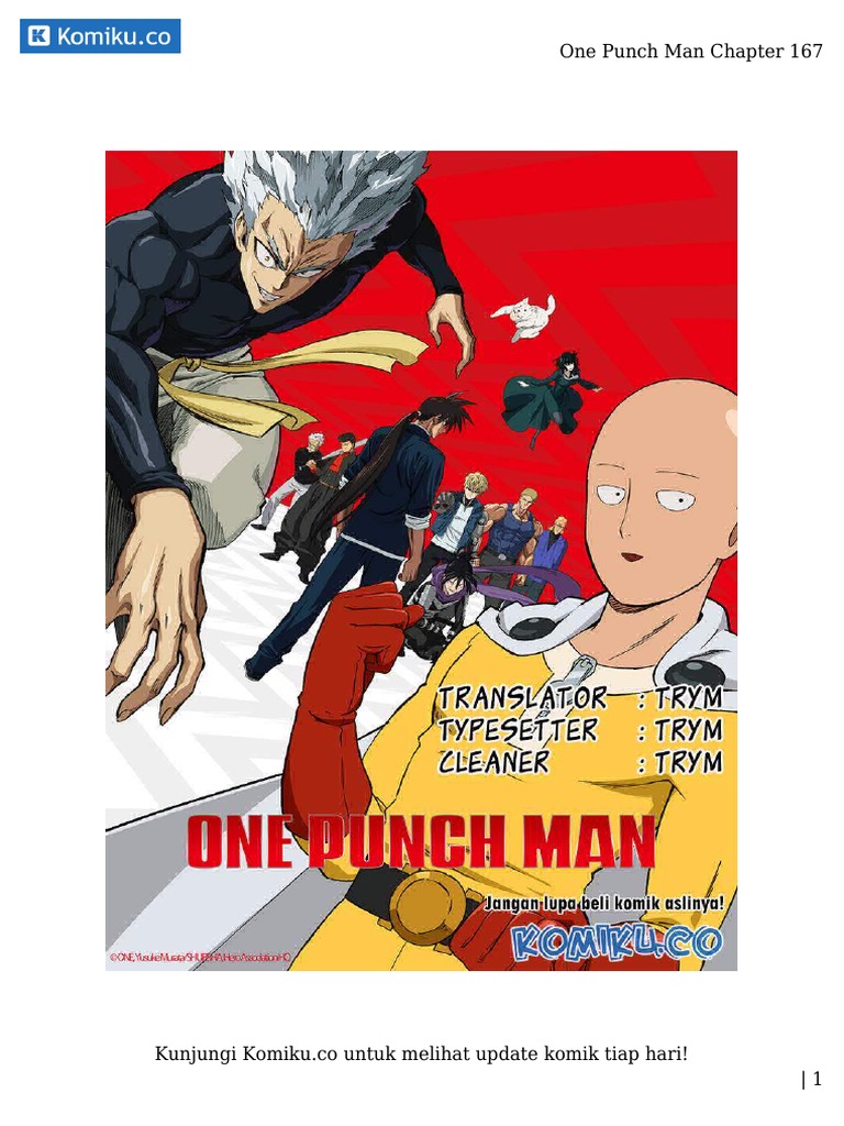 One Punch Man Chapter 167 Update | PDF