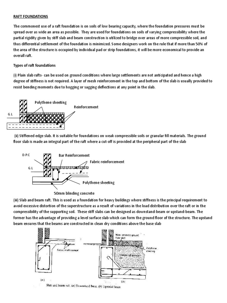 Raft | PDF | Deep Foundation | Foundation (Engineering)