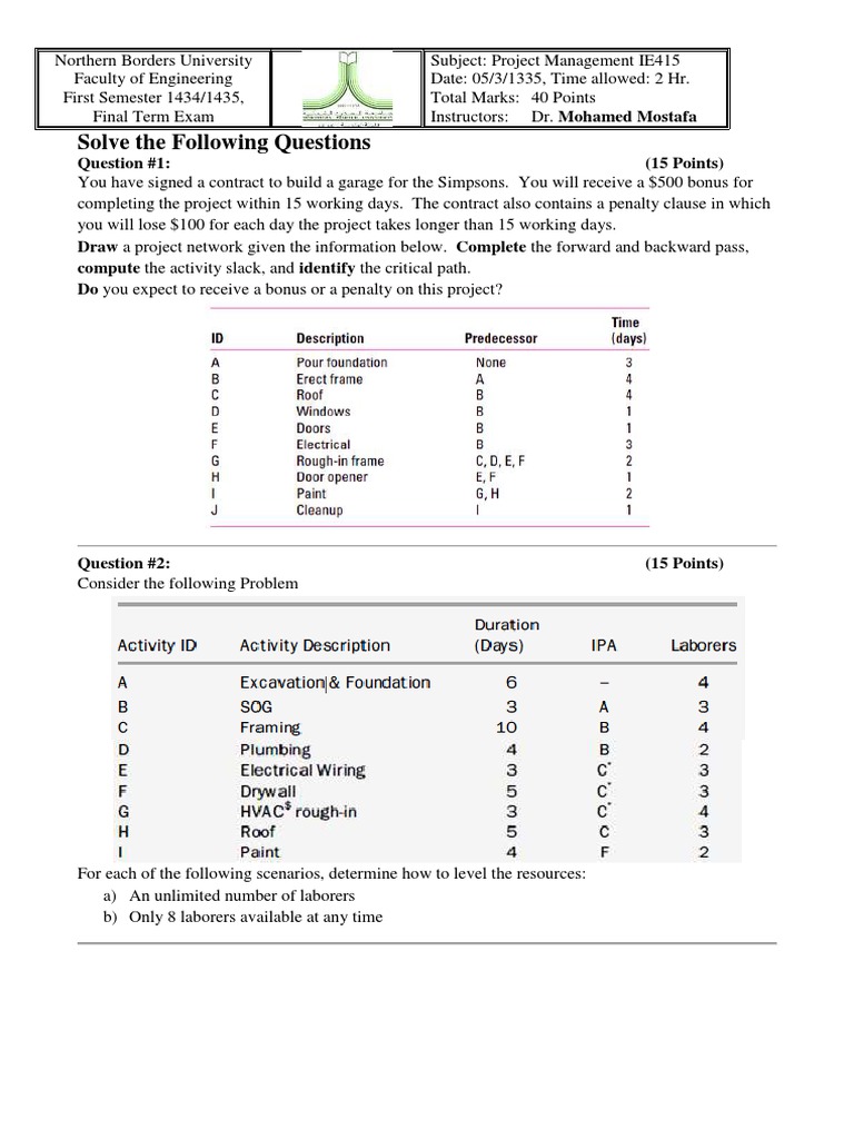 Solve The Following Questions | PDF | Areas Of Computer Science ...