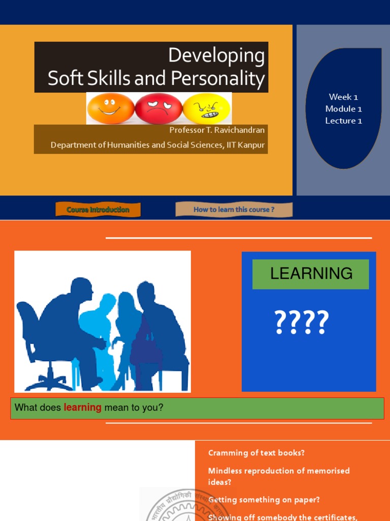 Developing Soft Skills | PDF | Quiz | Learning