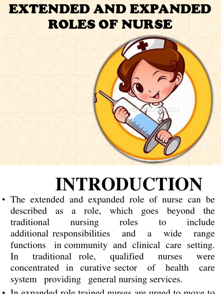 Extended and Expanded Roles of Nurses | PDF | Nurse Practitioner | Nursing