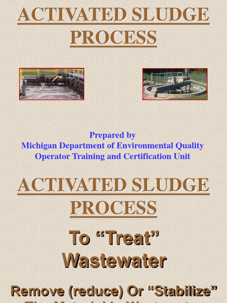 ACTIVATED SLUDGE process...........0.ppt | Sewage Treatment | Environmental Technology