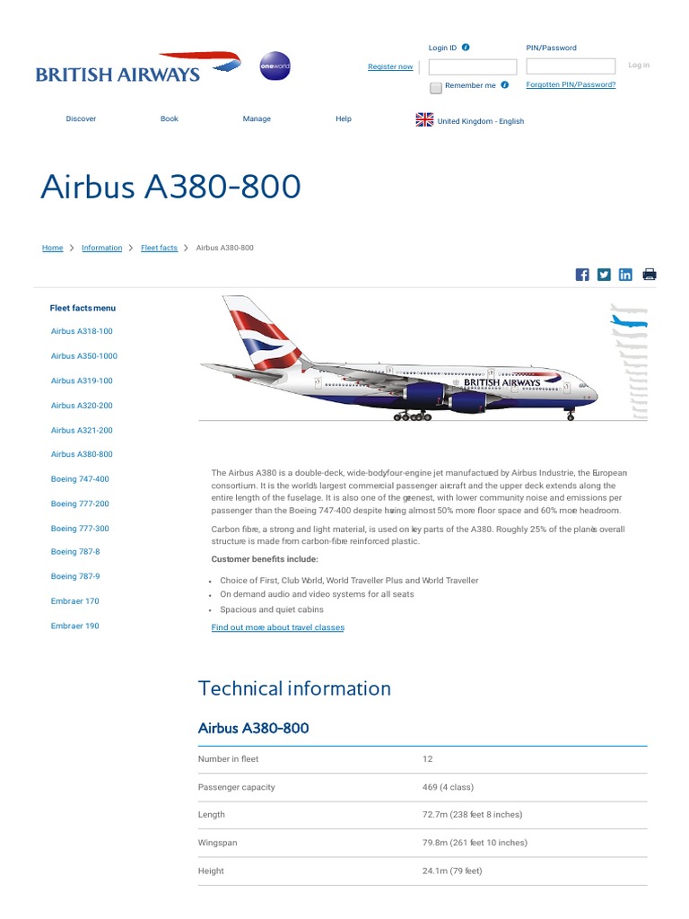 Airbus A380-800 | PDF | Airbus | Boeing