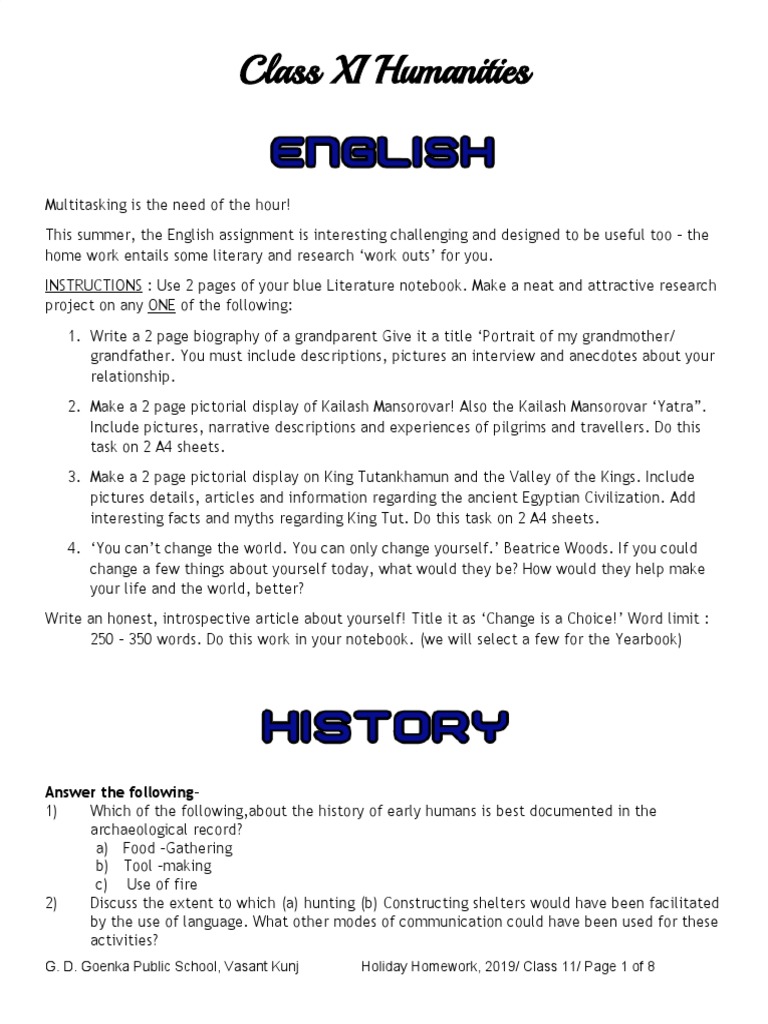 Class XI Humanities: Answer The Following | PDF | Constitution | Elections