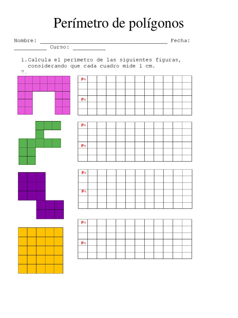 Perímetro Polígonos | PDF