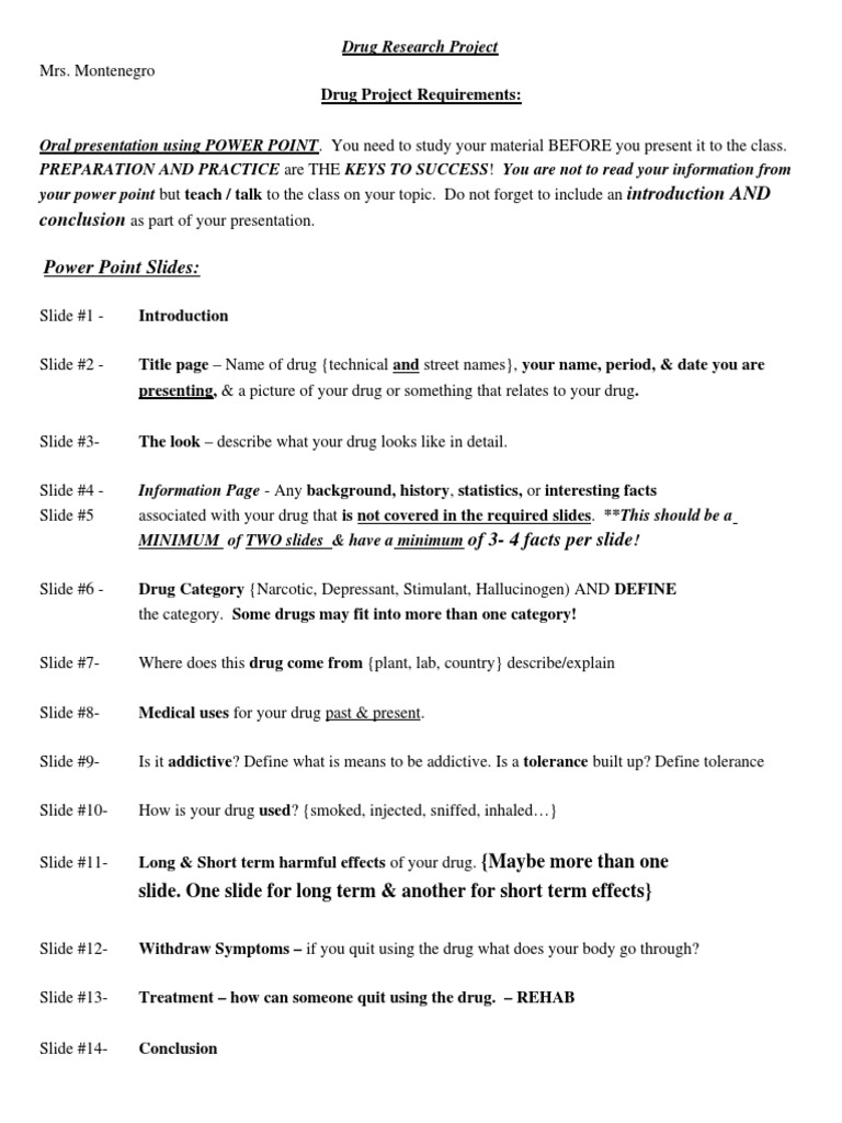 Drug Research Project | PDF | Drugs | Pharmacology