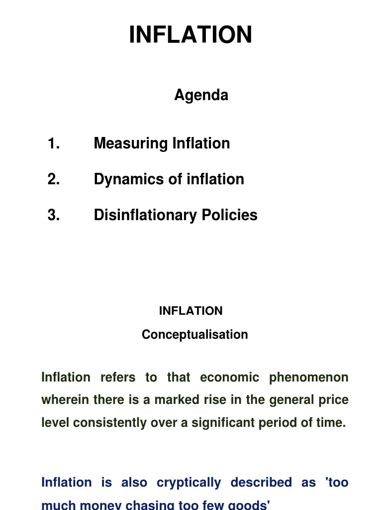 04 Inflation | PDF | Inflation | Economics