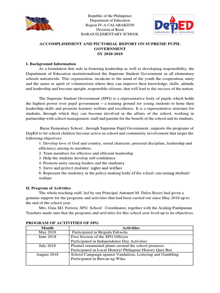 Accomplishment-report-SPG-2019 (1).docx | Leadership | Behavior ...