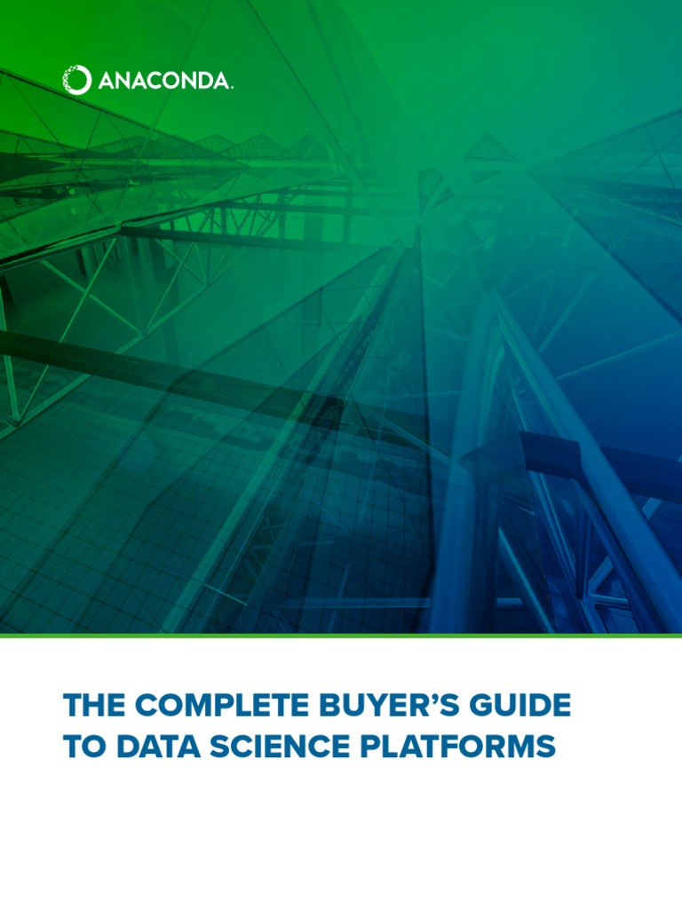 2019 Anaconda Buyers Guide | PDF | Platform As A Service | Cloud Computing