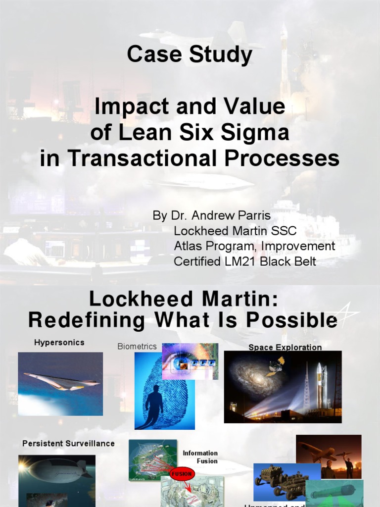 Case Study Impact and Value of Lean Six Sigma in Transactional ...
