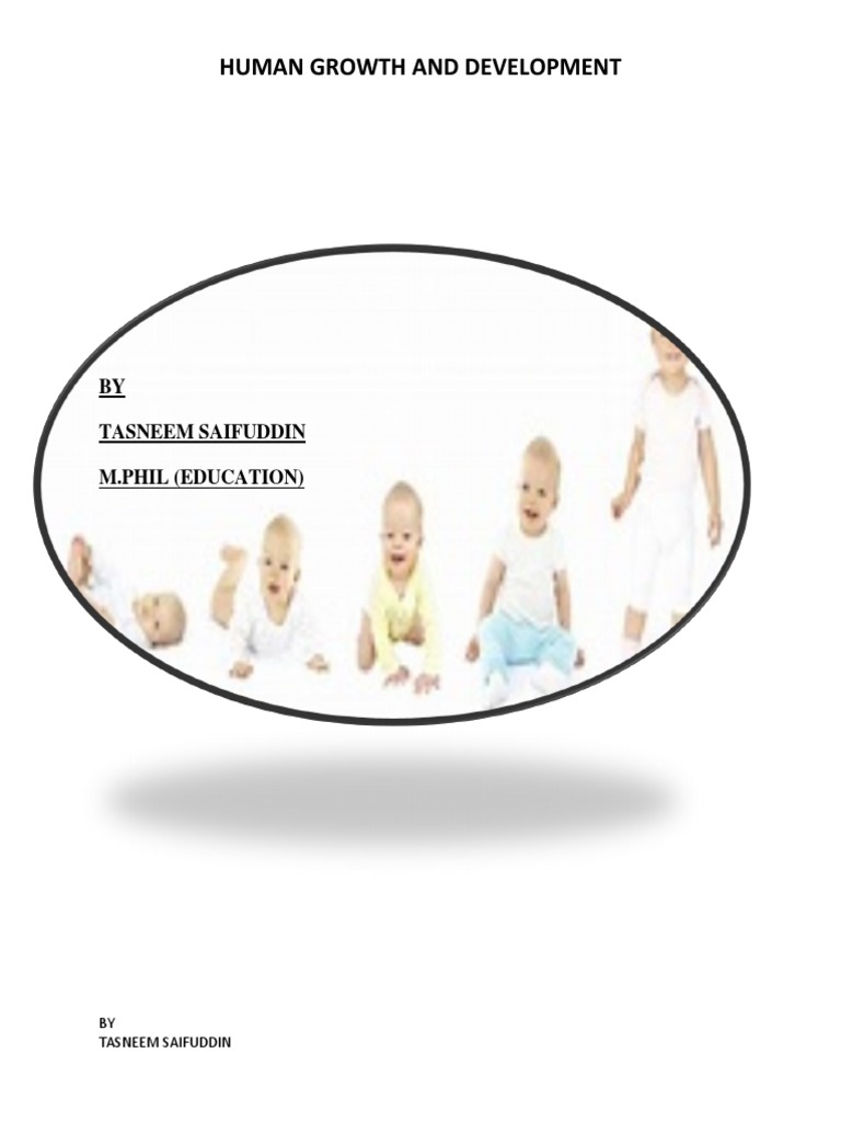 Human Development and Growth | PDF | Self Concept | Adolescence