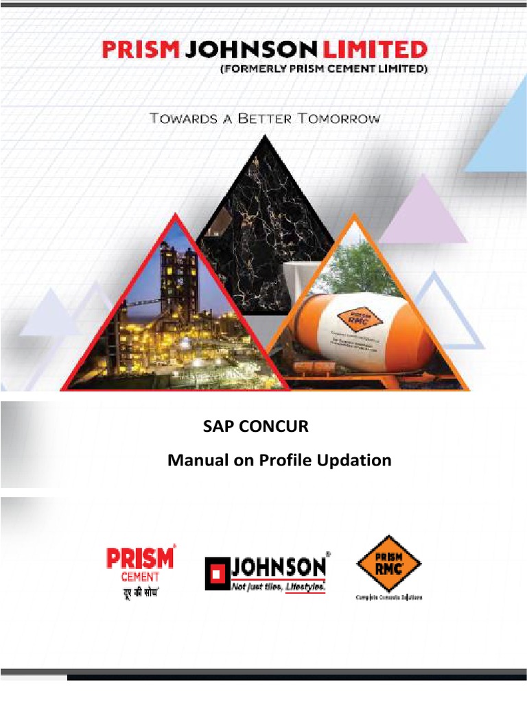 Sap Concur Profile Updating Manual PDF | PDF | System Software | Software