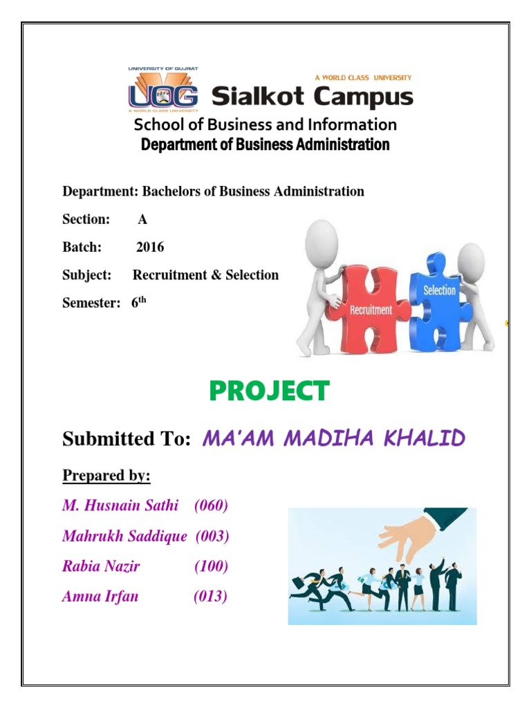 Project: Submitted To | PDF