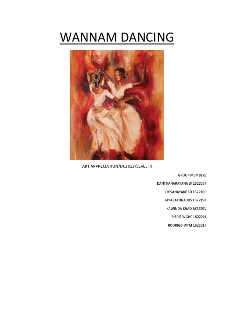 Wannam Dancings | PDF | Poetry | Dances