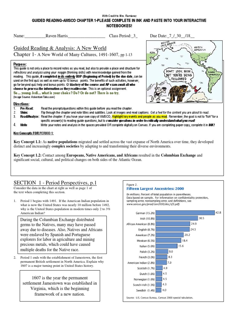 APUSH Chapter 1 Notes | PDF | Age Of Discovery | Slavery APUSH Chapter 1 Notes | PDF | Age Of Discovery | Slavery