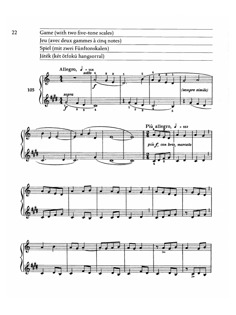 Bela Bartok - Bitonal | PDF