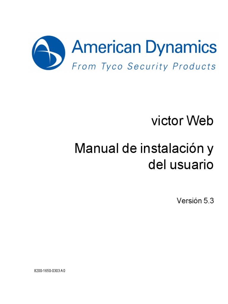 Victor Web V5 Manual Pdf Servidor Computación Servicios De