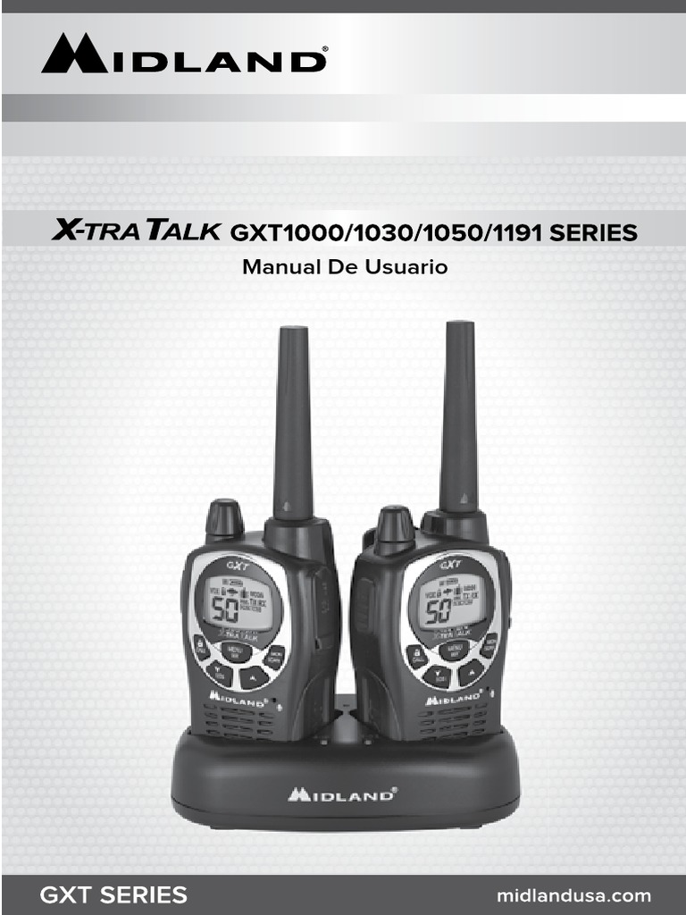 Manual GXT1000/1050 en Español | PDF | Comisión Federal de ...