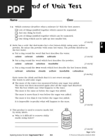 7c Test Paper | PDF | Arm | Blood