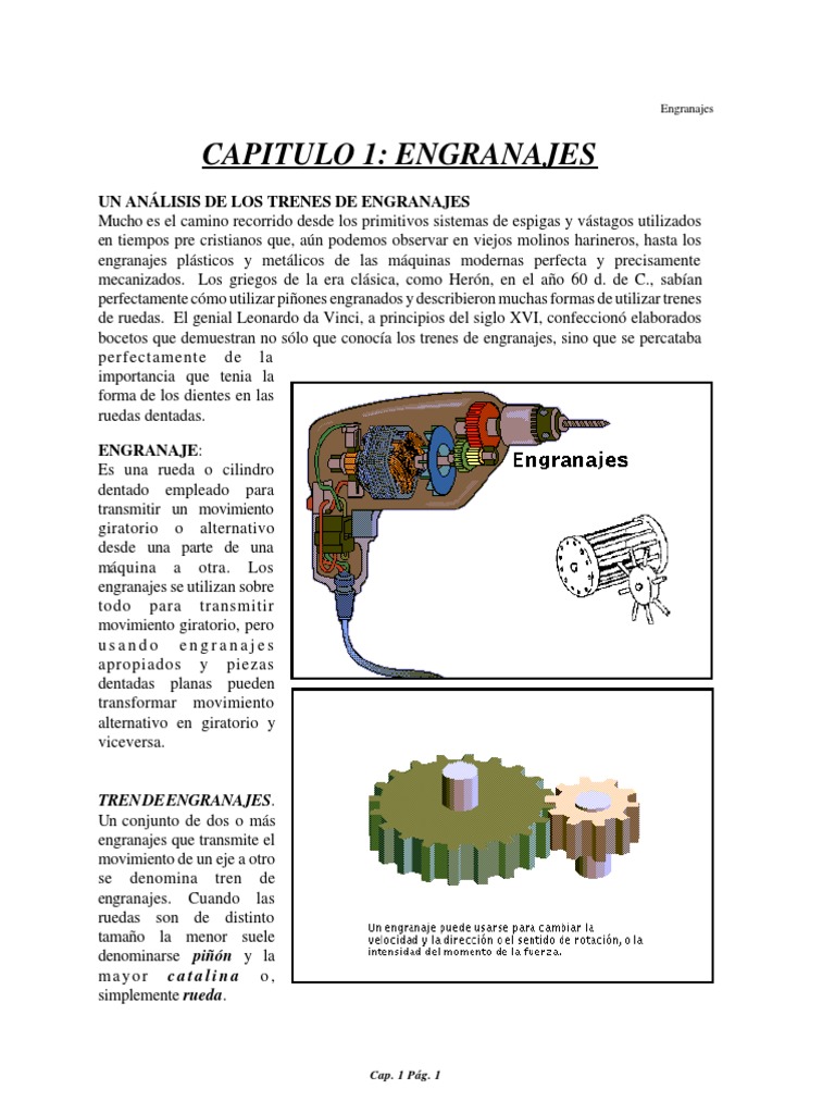 Engranajes PDF | PDF | Engranaje | Eje