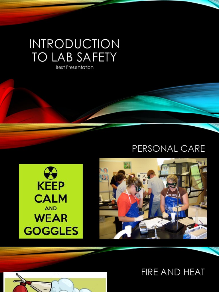 To Lab Safety: Best Presentation | PDF