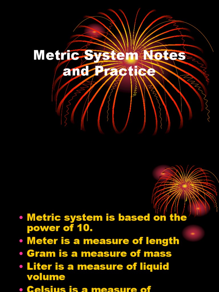 Metric System Notes and Practice | PDF | Teaching Methods & Materials ...