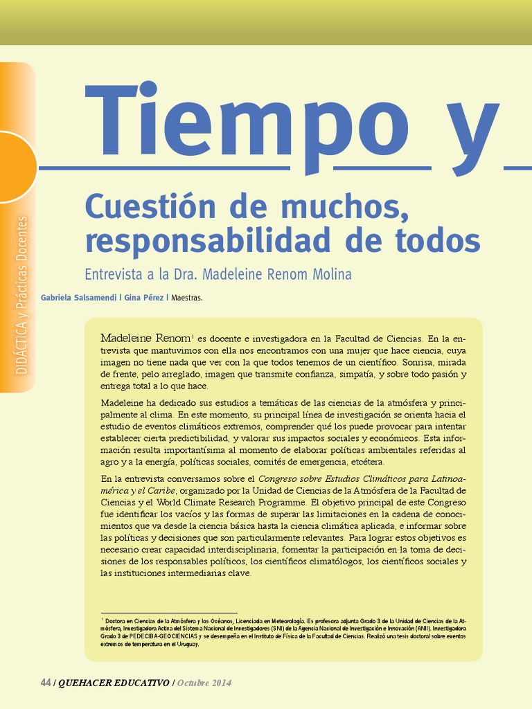HGVBN M | PDF | El niño | Tierra