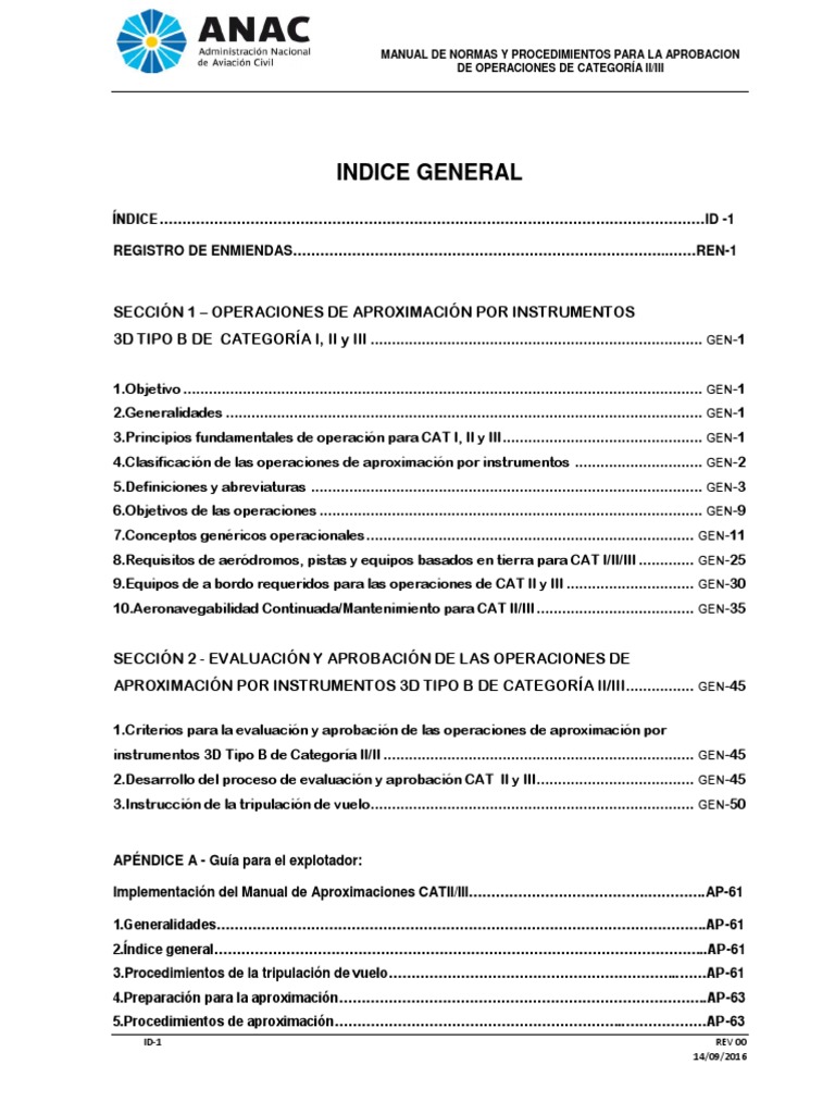 Manual Ils Cat II III Con Apendice | PDF | Reglas de vuelo por ...