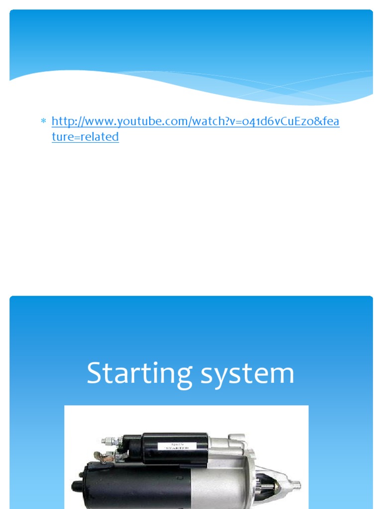 Starter | PDF