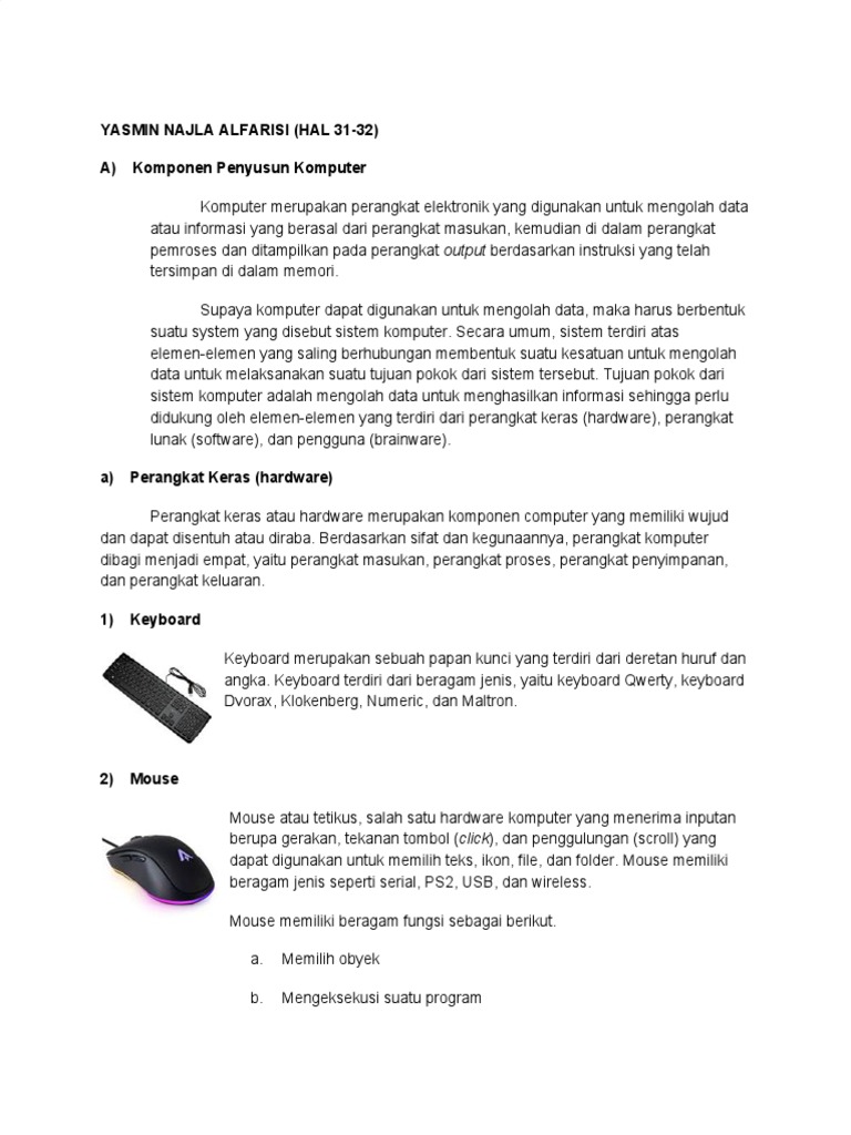 Brainware dalam Sistem Komputer | PDF