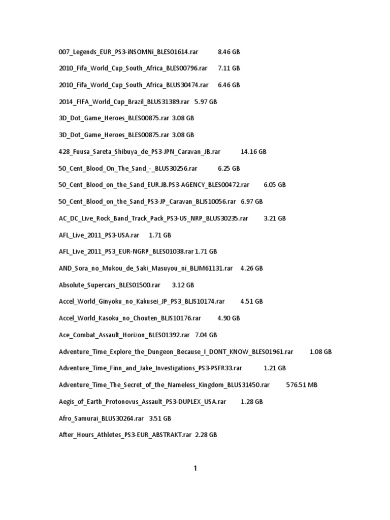 ps3-list-pdf