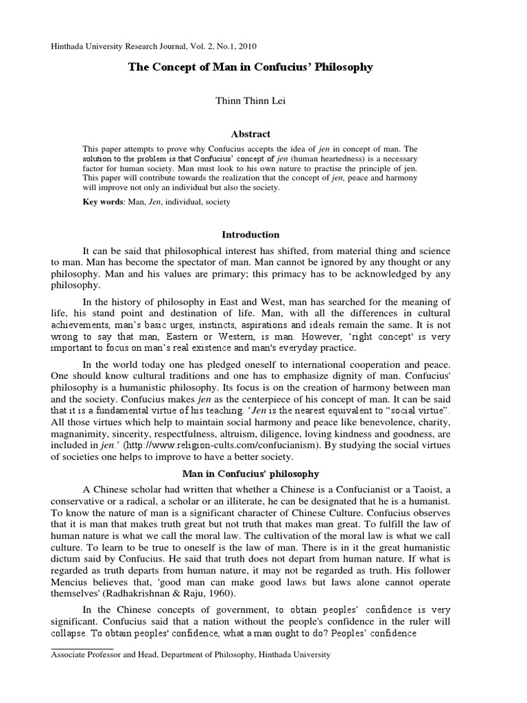 Hurj Vol2 Thin Thin Lae | PDF | Confucianism | Virtue