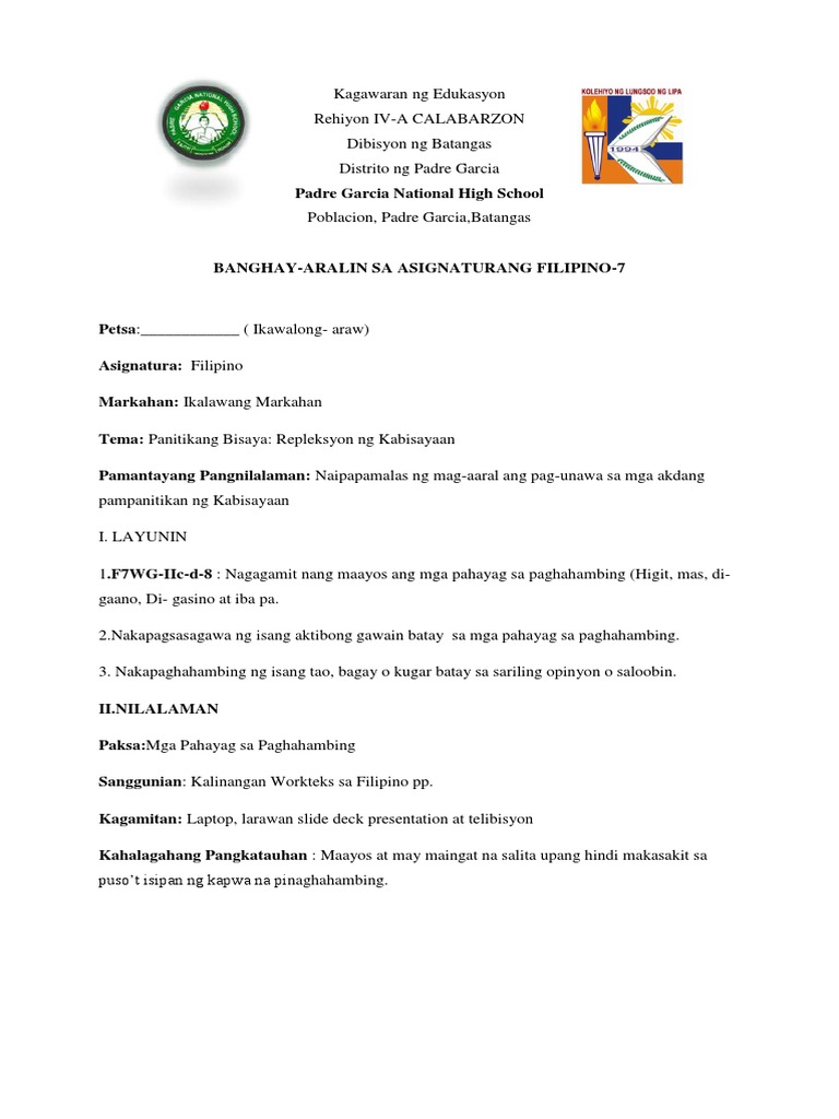 Paghahambing | PDF