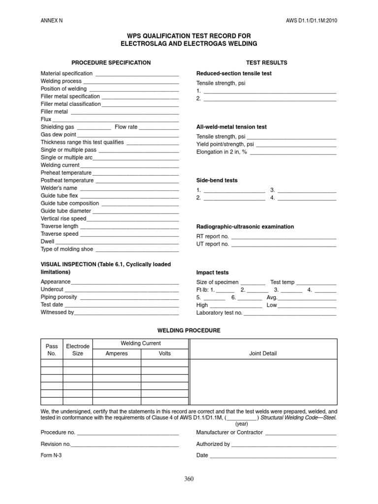 Form N3 PDF | PDF | Welding | Construction