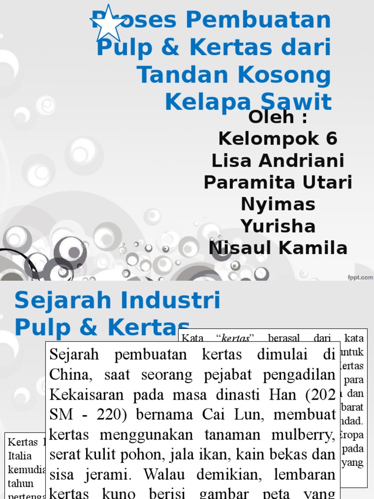 Pulp & Kertas | PDF