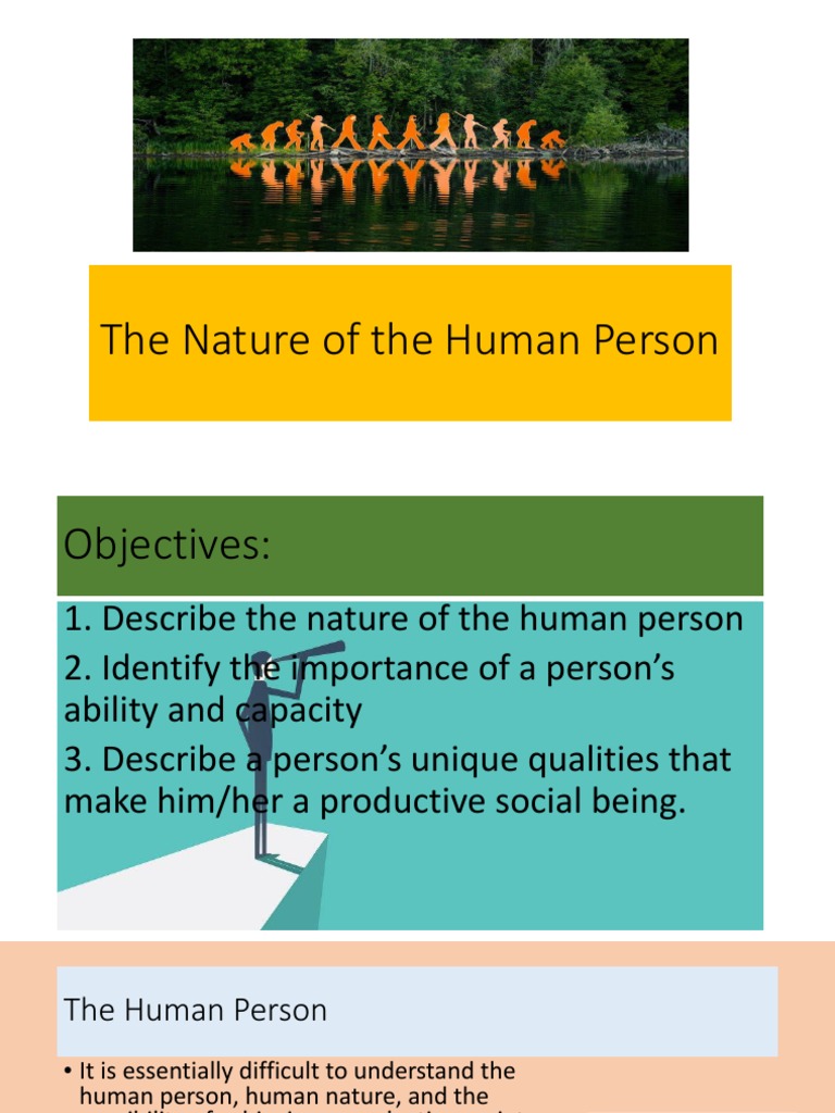 Understanding Human Nature and Identity | PDF | Metaphysics Of Mind ...
