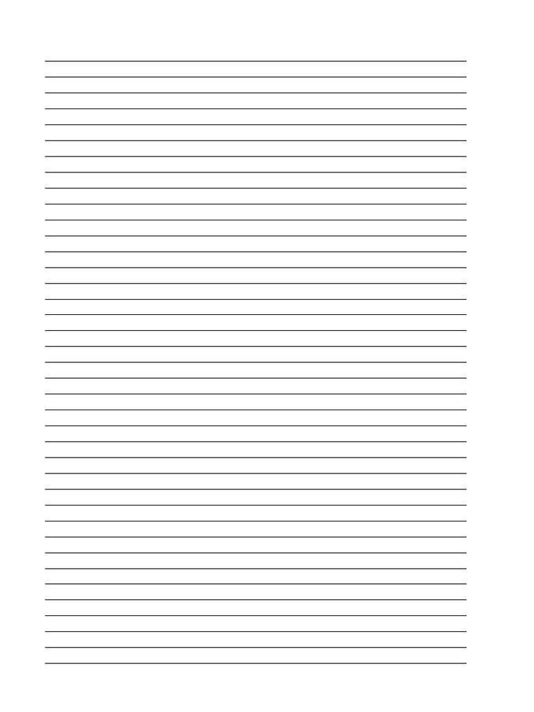 Lineas para Escribir | PDF