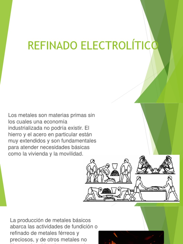 Refinado Electrolitico | PDF | Cobre | Metalurgia