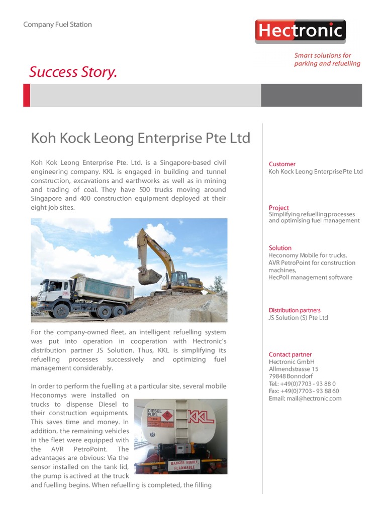 Koh Kock Leong Enterprise Pte LTD - EN | PDF