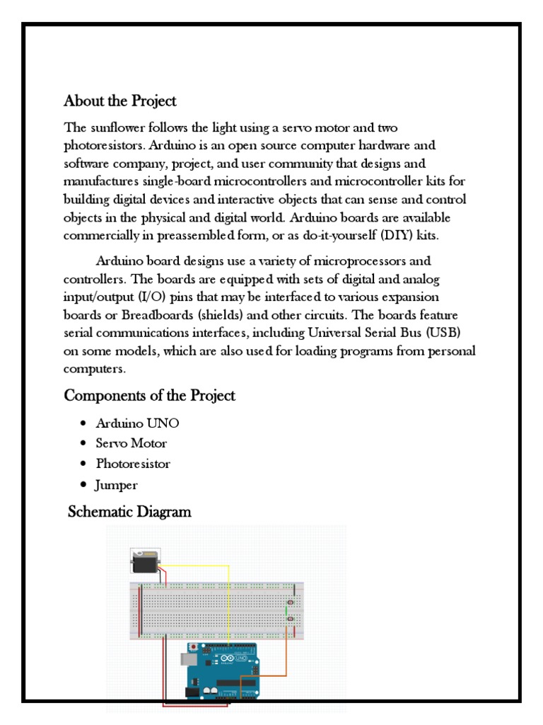 Arduino Sunflower | PDF