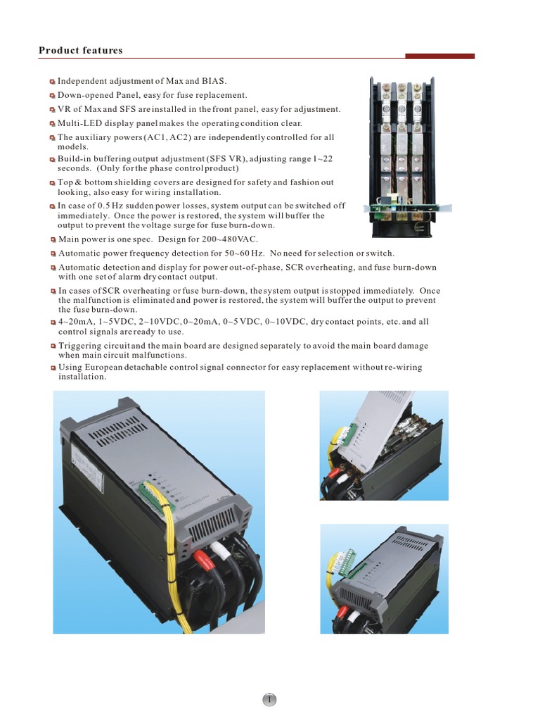 SCR W5 Type PDF | PDF | Switch | Electrical Wiring