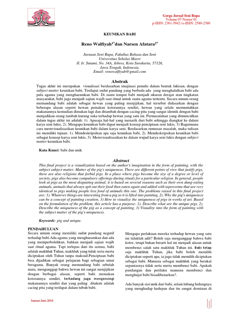 Template Gorga Journal Unimed | PDF