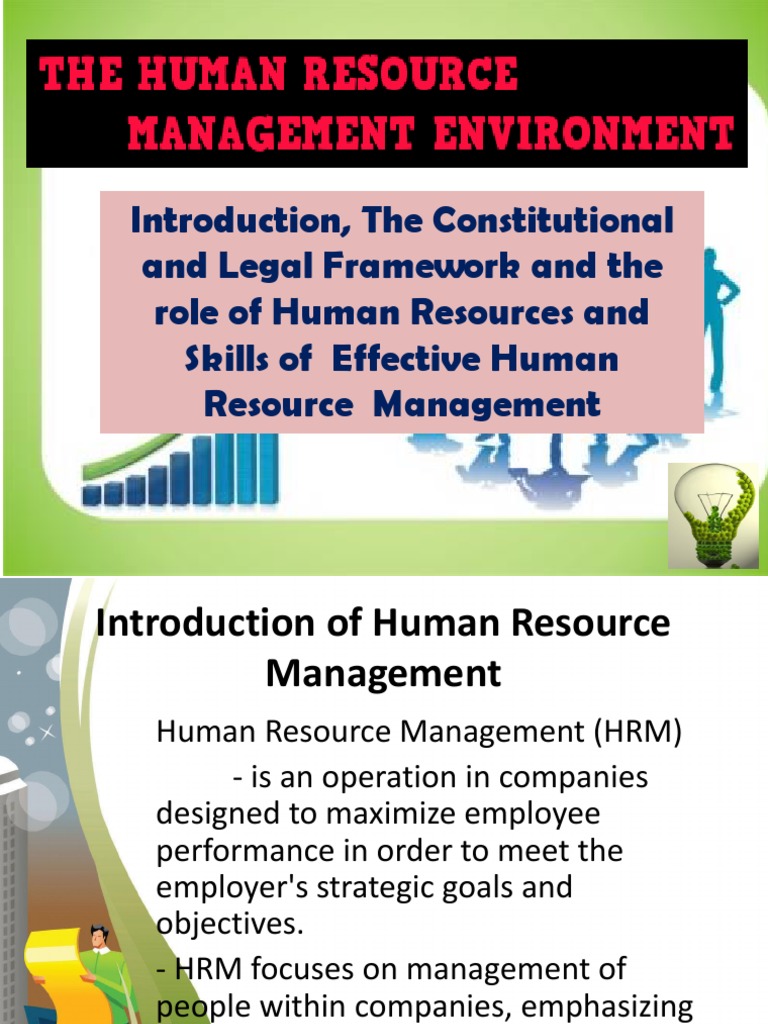 Introduction, The Constitutional and Legal Framework and The Role of ...