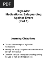 ISMP High Alert Medication List | PDF | Pharmaceutical Drug | Injection ...