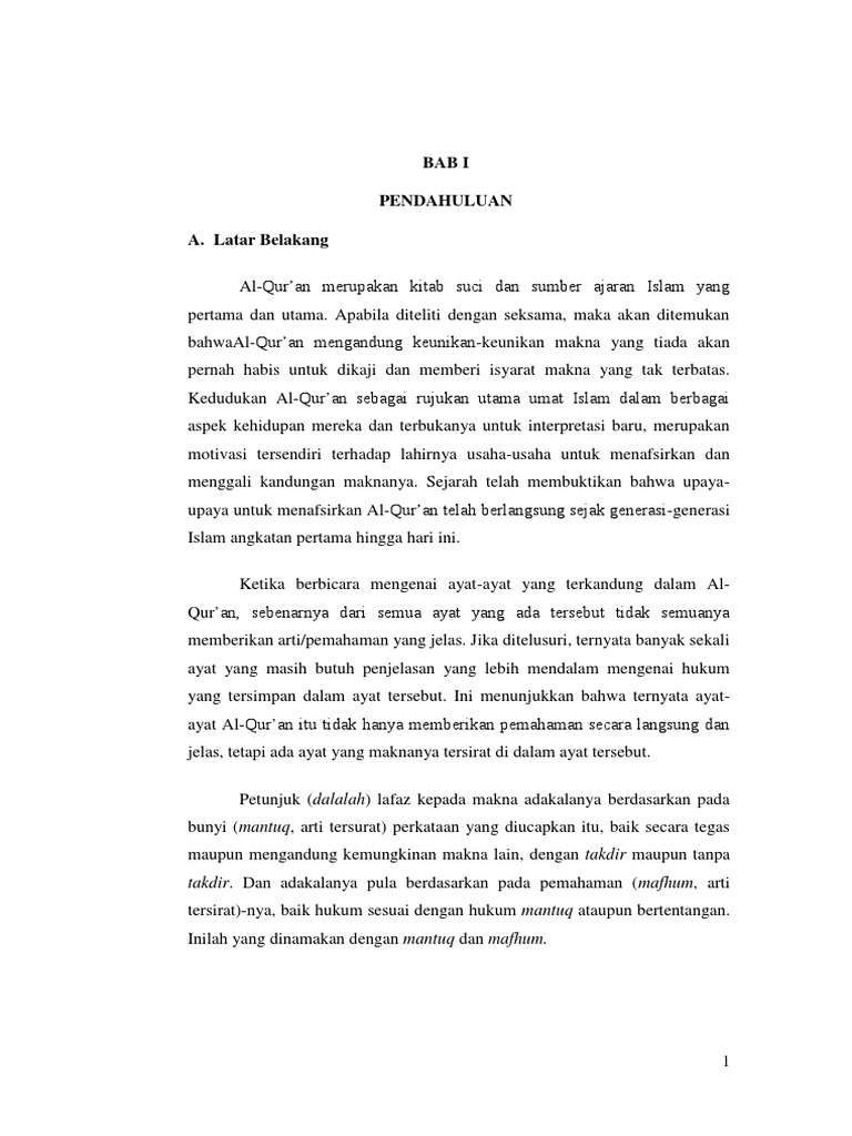 Manthu' Dan Mafhum | PDF