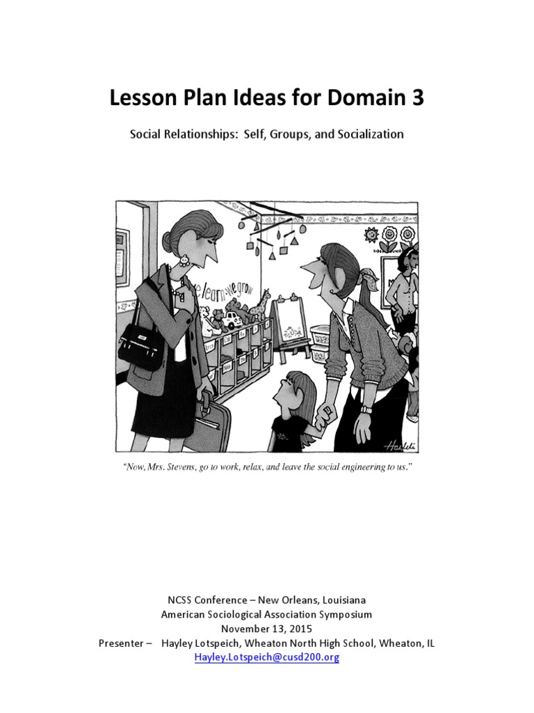 Domain 3 Hayley Handout PDF | PDF | Socialization | Stomach