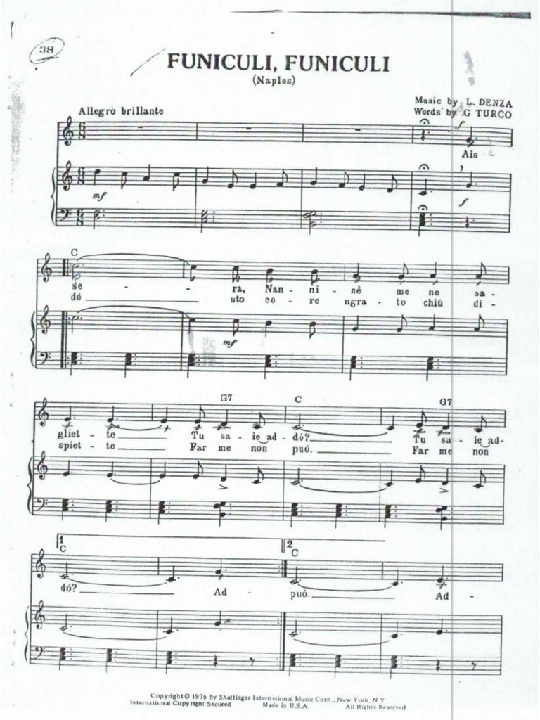 Funiculi Funicula | PDF