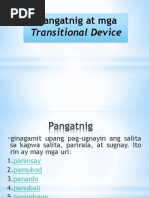 Mga Transitional Devices Sa Filipino | PDF