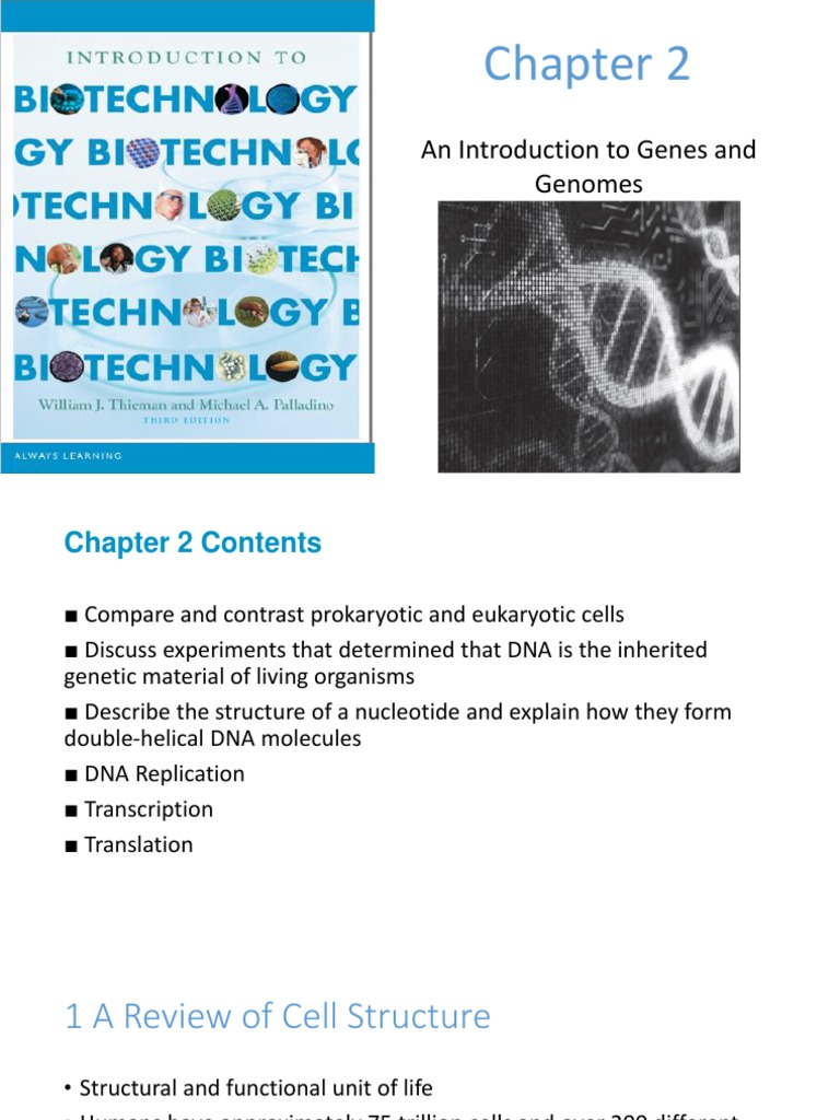 Chapter 2 (Introduction To Biotechnology) | PDF | Dna | Base Pair