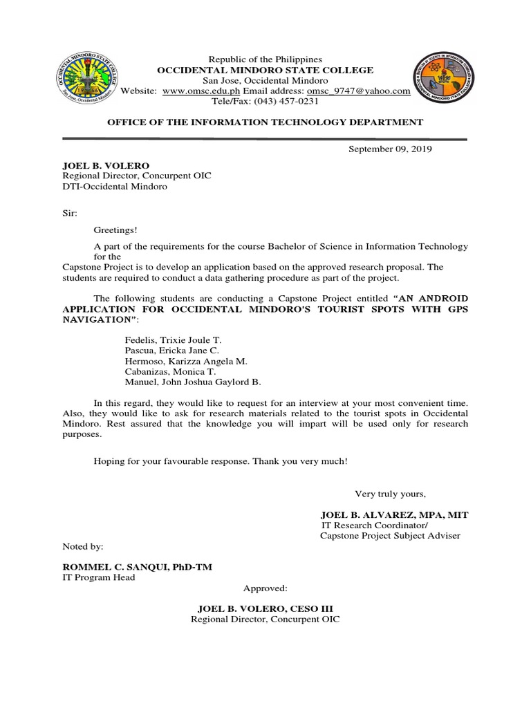 Com Letter | PDF